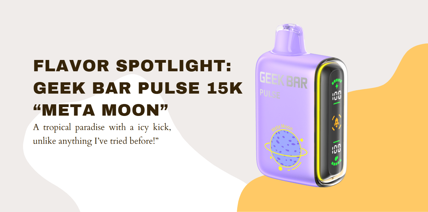 Geek Bar Pulse Meta Moon Review: Tropical Fruits & Frosty Menthol