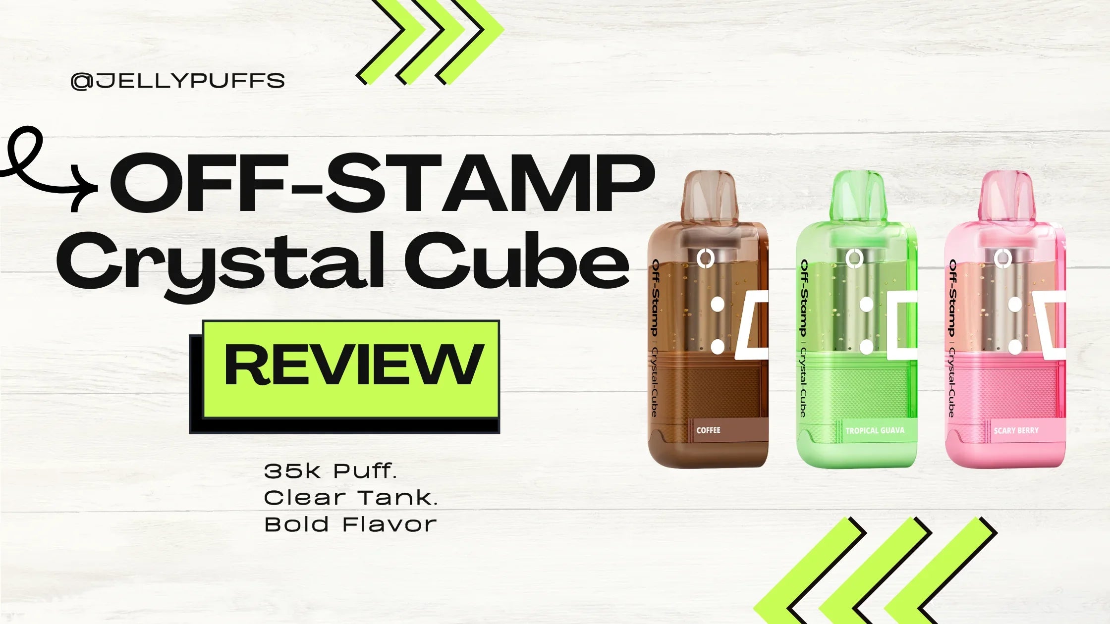 OFF-STAMP Crystal Pod Guide: Specs, Airflow & 35K Puffs – JellyPuffs