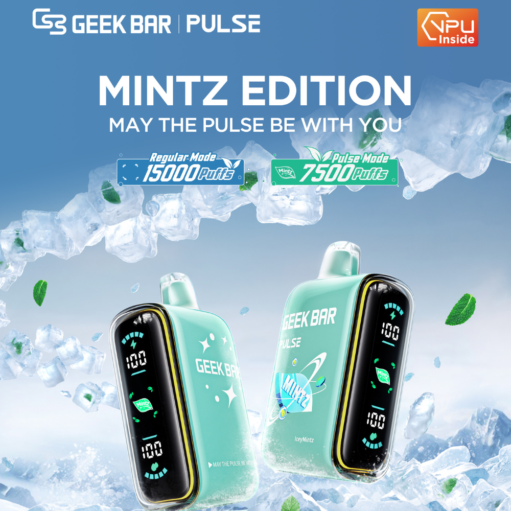 Buy Geek Bar Pulse 15K Mintz Edition Disposable Vapes Online – JellyPuffs