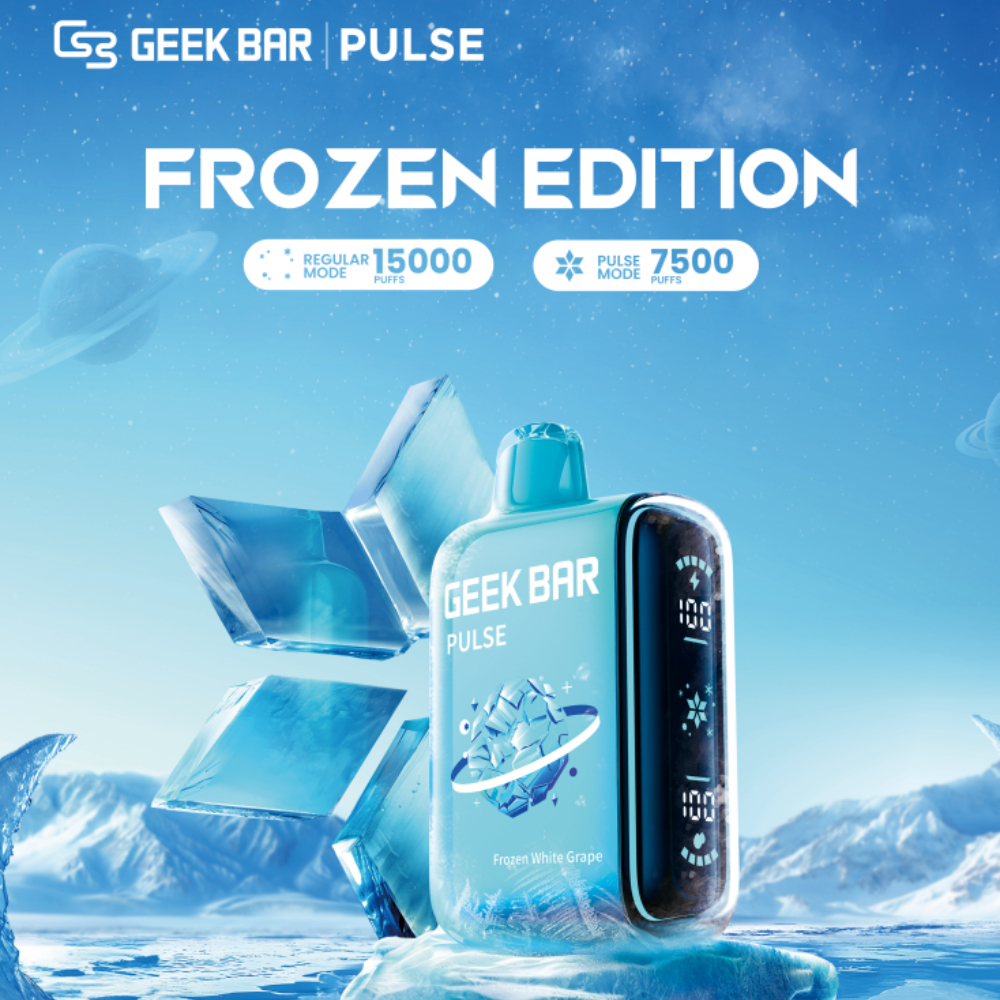 Buy Geek Bar Pulse 15K Frozen Edition Disposable Vapes Online