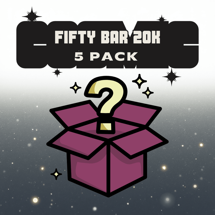 5-Pack Fifty Bar 20K Mystery Box | Assorted Flavors – JellyPuffs
