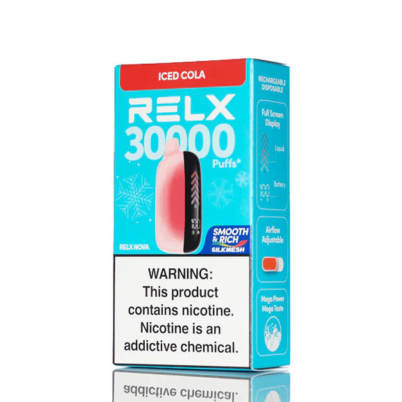 Iced Cola RELX Nova Silkmesh 30K Disposable Vape – JellyPuffs